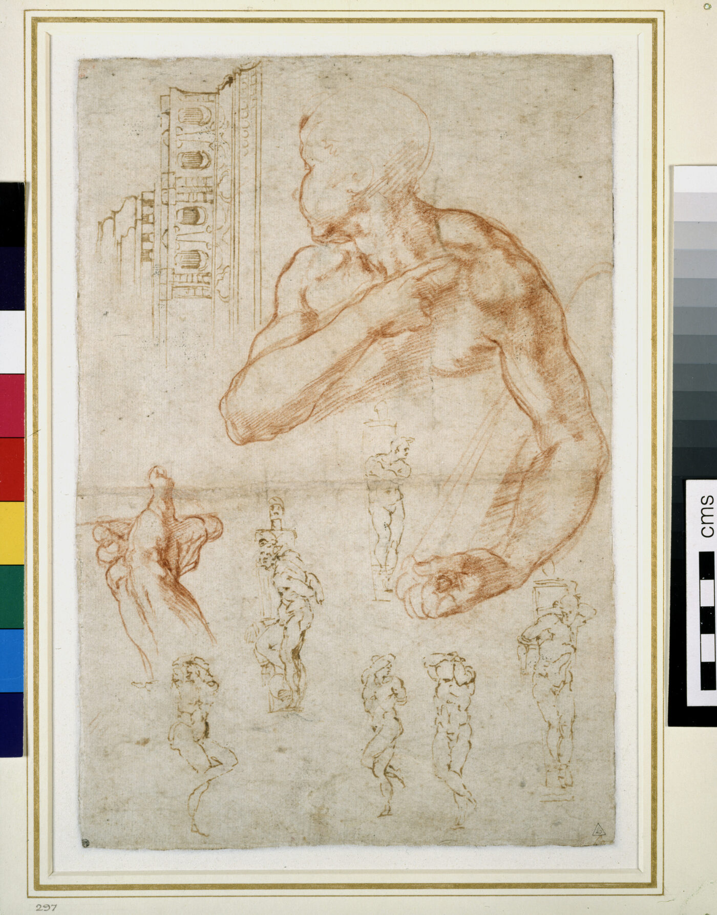 Sketch Is Identified as a Rare Michelangelo Sistine Chapel Draft