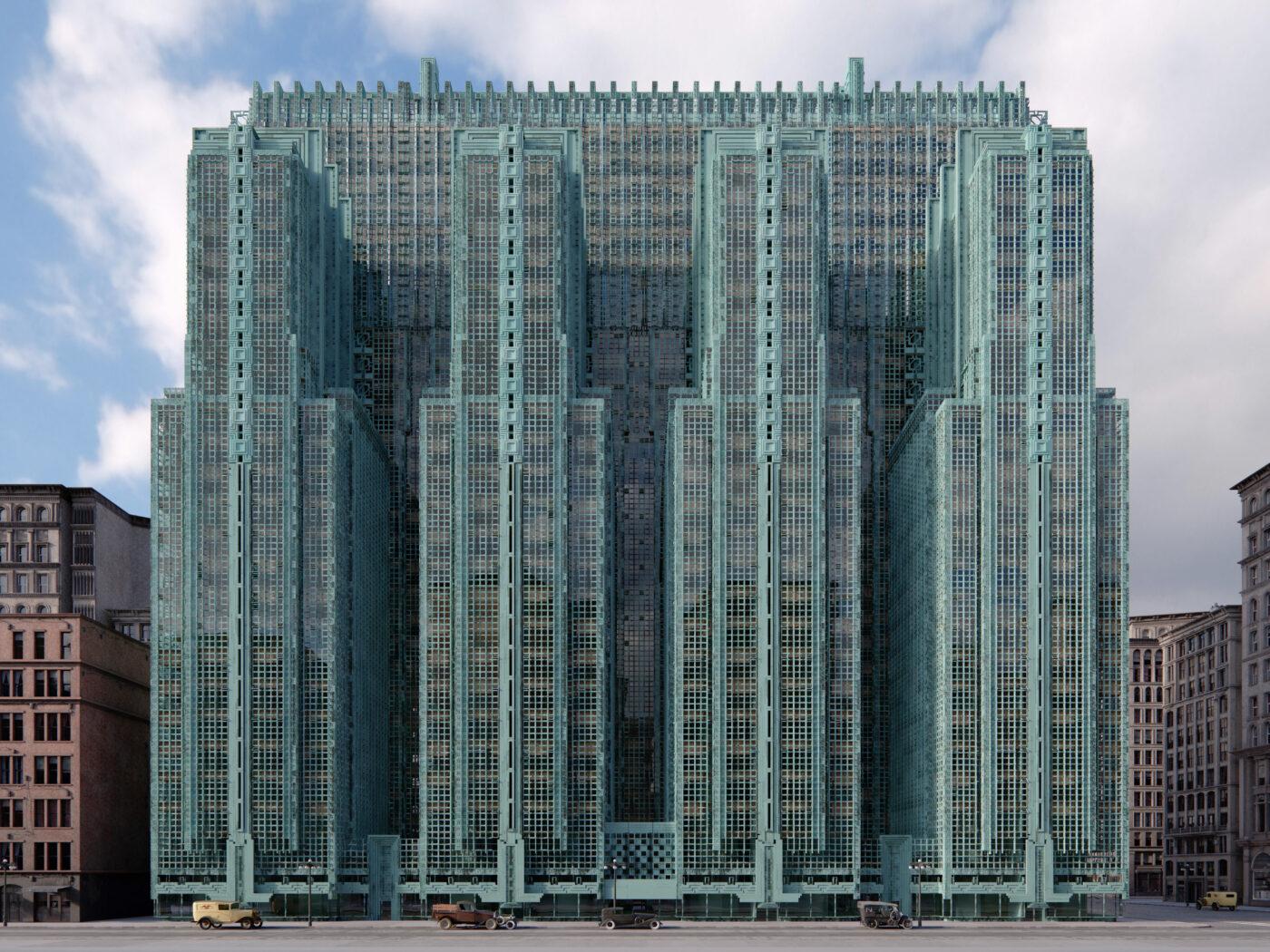 Architect Creates Photorealistic Images of Unbuilt Frank Lloyd Wright ...