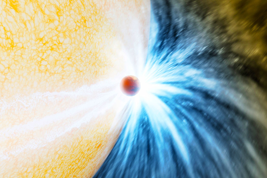 Scientists See Star Swallow a Planet for the First Time